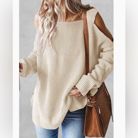 Cupshe | Sweaters | Spring Summer Light Sweater With Shoulder Drops ...